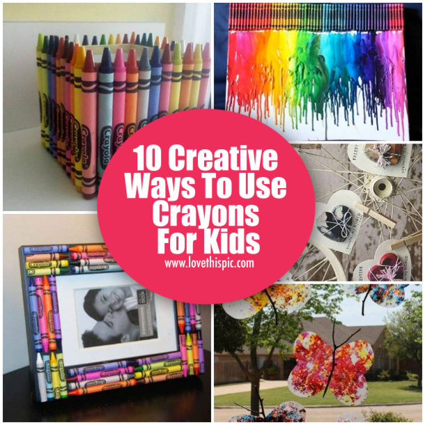 10 Creative Ways To Use Crayons For Kids