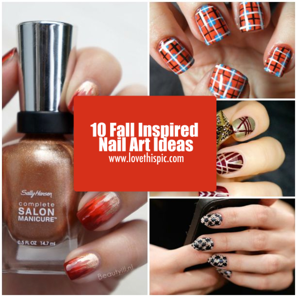 10 Fall Inspired Nail Art Ideas