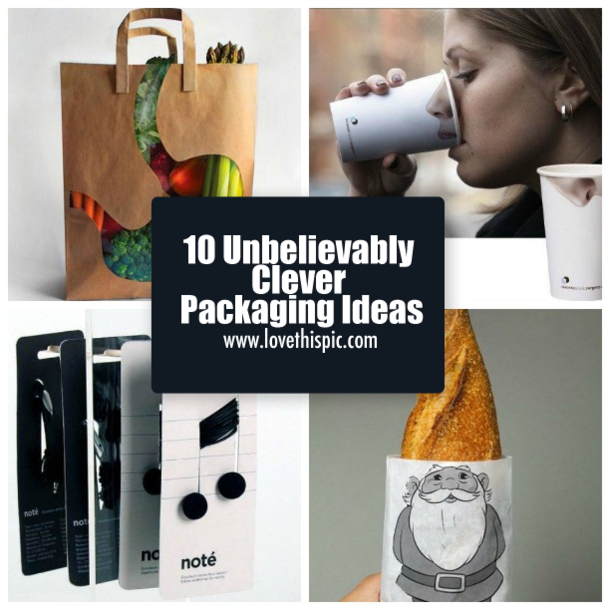 10 Unbelievably Clever Packaging Ideas