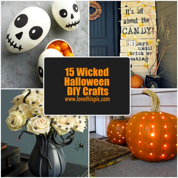 15 Wicked Halloween DIY Crafts