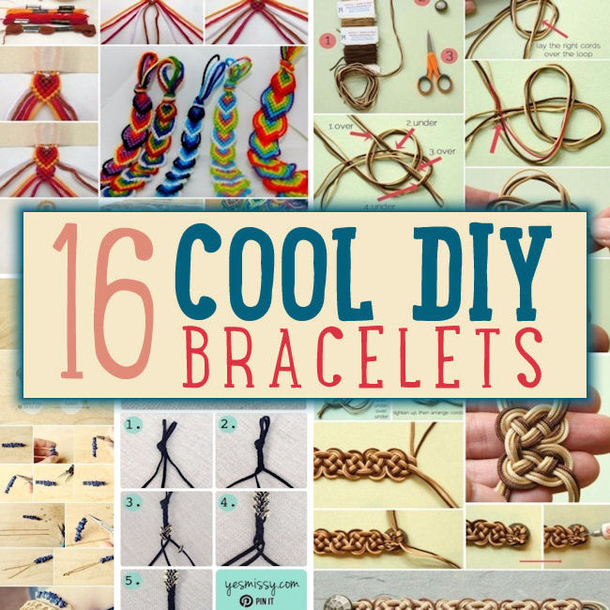 16 Easy DIY Bracelet Tutorials