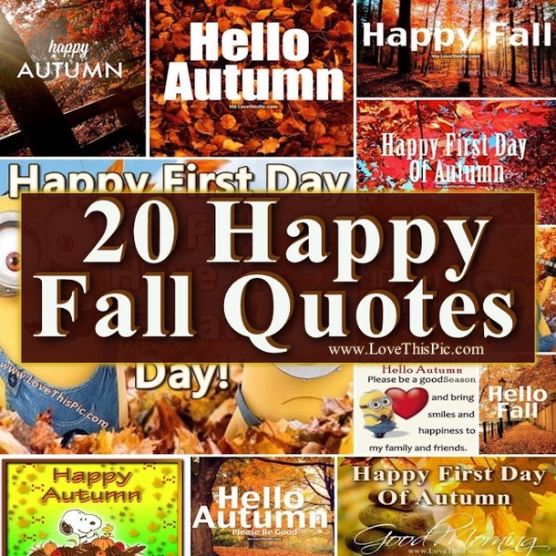 20 Happy Fall Quotes