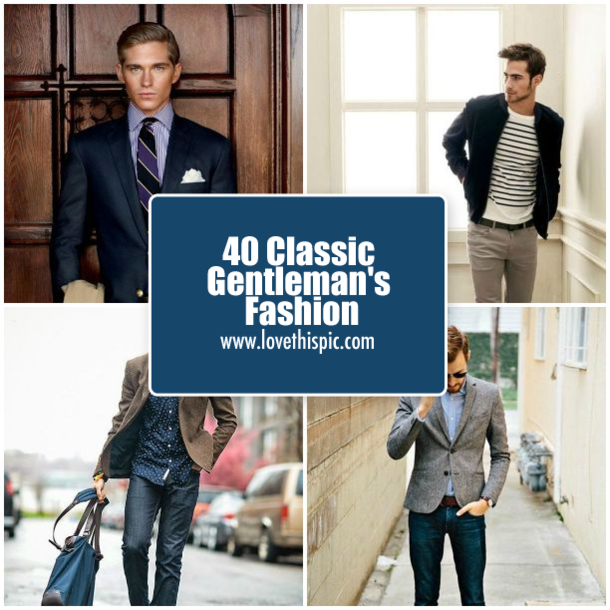 40 Classic Gentleman's Fashion