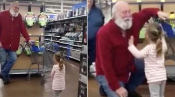 Little Girl Mistakes Walmart Shopper For Santa And His Reaction Is ...