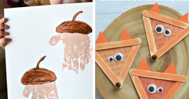 10 Very Cute Fall Crafts For Kids To Make