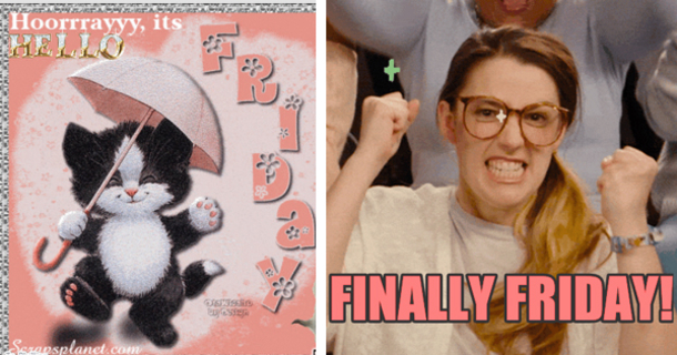 10+ Exciting Gifs To Celebrate Friday