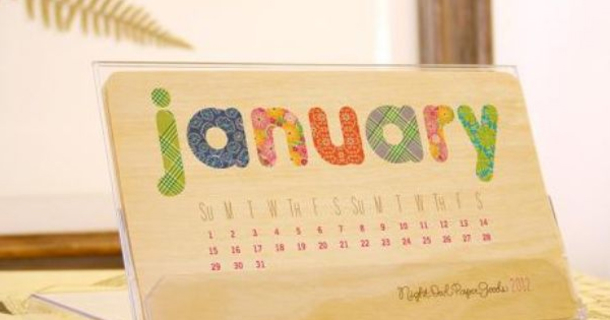 10 Crafty DIY Calendars For The New Year