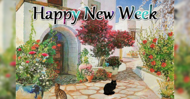 10 Lovely Happy New Week Animated Quotes & Sayings