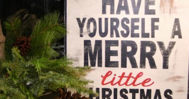 DIY Awesome Rustic Christmas Sign Tutorial