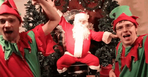 10 Funny Santa Claus Gifs For Christmas