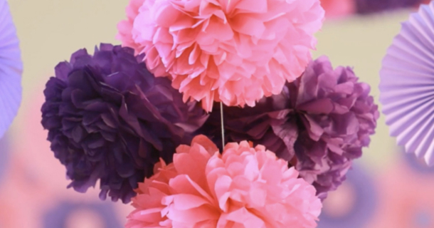 Easy DIY Tissue Paper Flowers