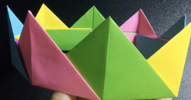 How To Make An Easy Colorful Paper Crown (DIY)