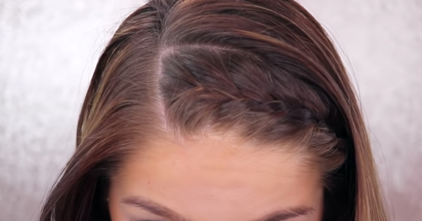 DIY Front Row Braid For Women
