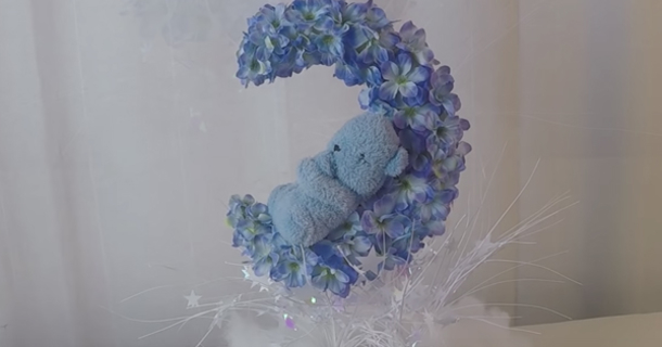 DIY Dollar Tree Moon Centerpiece