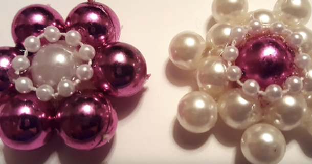 Chic Pearl Flower Embellishments For Spring