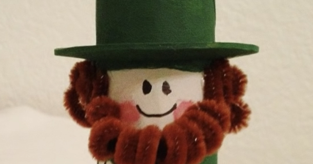 Super Cute Paper Roll Leprechaun Tutorial