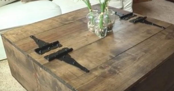 Wooden DIY Coffee Table With Storage (Tutorial)