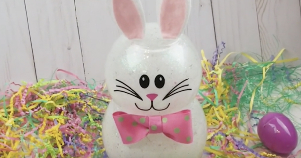DIY: Light Up Cute Easter Bunny