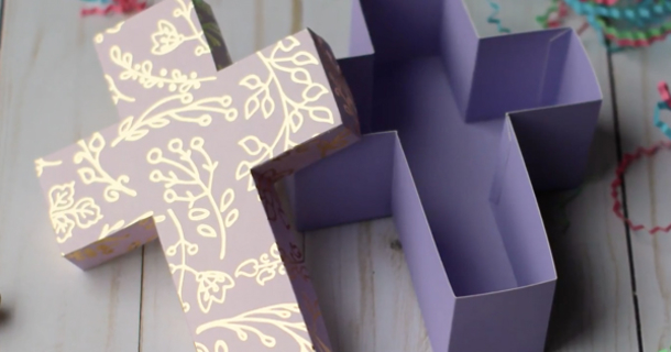 DIY Cross Shaped Gift Box Craft Tutorial