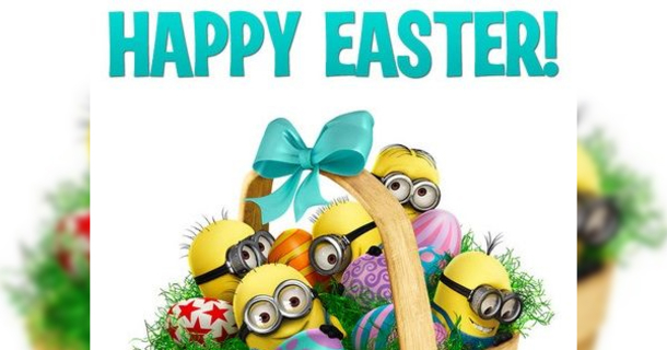 10 Great Happy Easter Minion Quotes, Images And Sayings