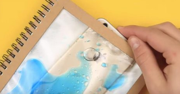 Mega Cool DIY Liquid Notebook Tutorial