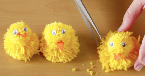 Easter DIY: How to Make Pom Pom Easter Chicks