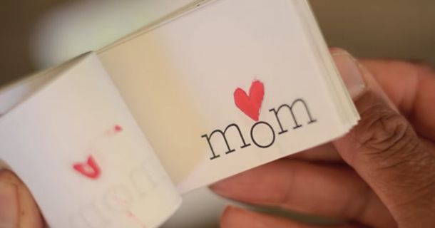 DIY Mother's Day Flip Book Card