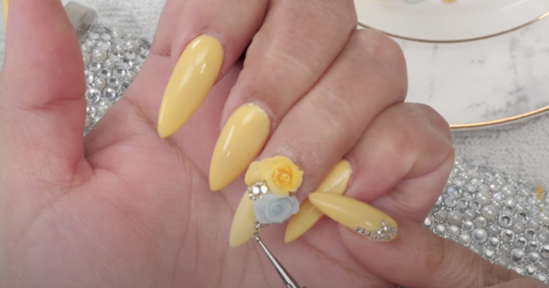 How To Make 3D Acrylic Flower Spring Nails