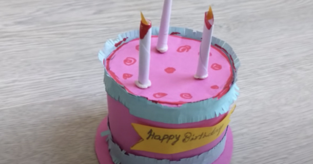 How To Make Birthday Paper Cake For Any Party