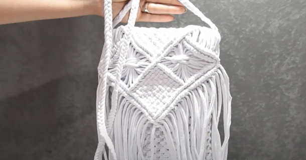 Cute DIY Macrame Summer Bag For Women - Spring / Summer Accessories
