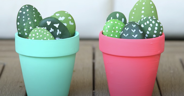 Fun & Easy Rock Garden Craft For Kids