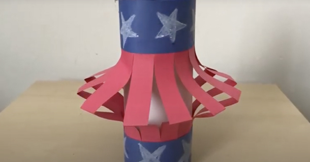 Easy Patriotic Lantern DIY Craft for Kids