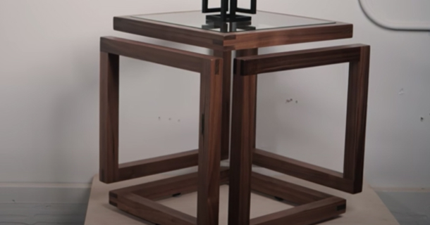 How To Make A Cool Infinity Cube Table - DIY Home Decor