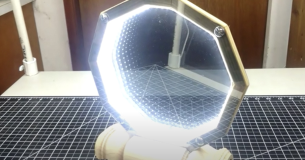 How To Make An Easy 2 Sided, Desktop Infinity Mirror