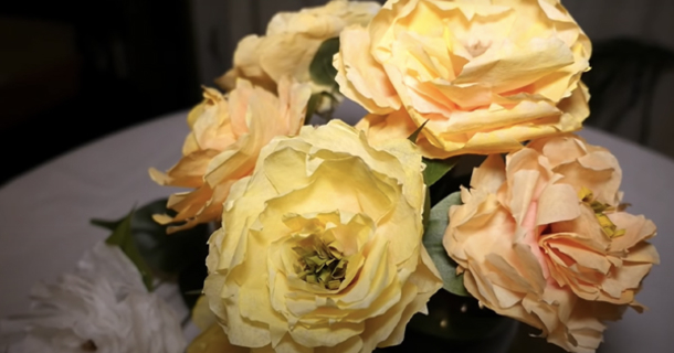 How To Make These Realistic Peonies Easily - Coffee Filter Flowers