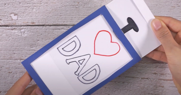 Easy DIY Magic Card For Father's Day