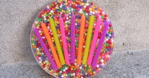 How To Make A Happy Birthday Candy Resin Coaster