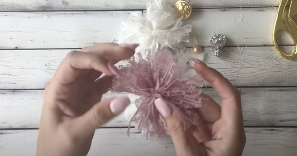 No Sew Shabby Chic Flower Tutorial
