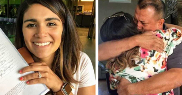 She finally finds her birth parents after a long 10-year search and ...