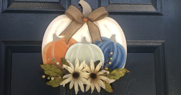 DIY Fall Dollar Tree Sign For Home