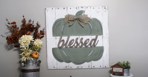 Large Fall DIY Farmhouse Sign