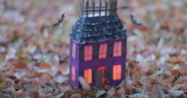 How To Make A 3D Paper Haunted House