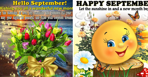 10 Beautiful Welcome September & Hello September Images Quotes