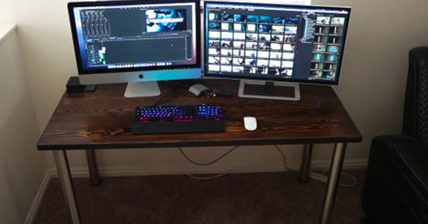 How To Build A Work Desk For Under $75 (Step By Step)