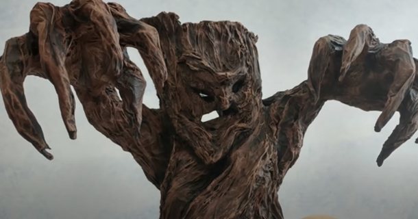 How To Build A Scary Halloween Tree With No Clay Or Wires