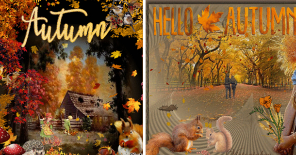 10 Beautiful Autumn & Fall Animated Images