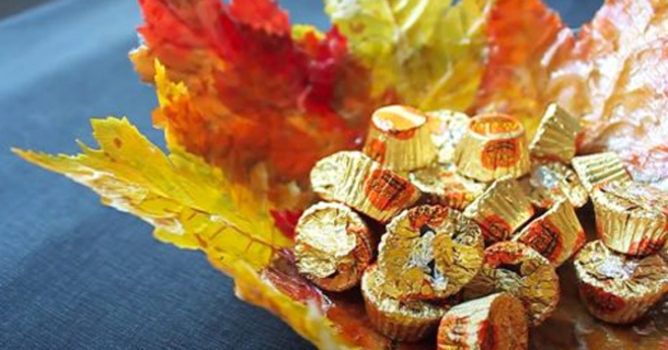 How To Make A DIY Leaf Bowl For Fall