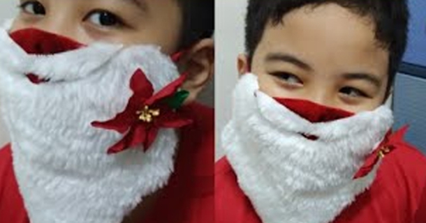 How To Create A Santa Claus Face Mask