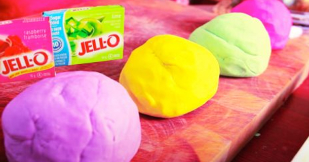 DIY Jello Playdoh Craft For Kids