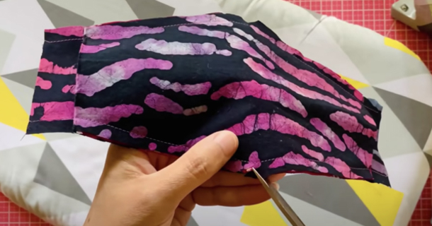 DIY Sewing 3D Face Mask Using One Pattern Piece